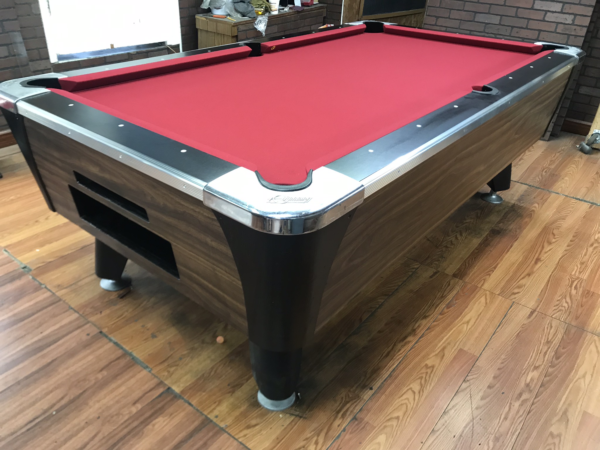 Used Coin Operated Pool Table Table 022619A Used Coin Operated Bar Used Coin Operated Pool Table Table 022619A Used Coin Operated Bar